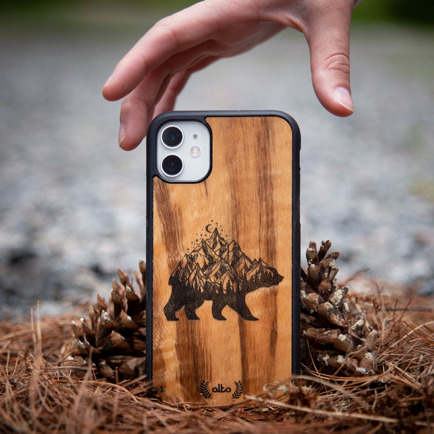 Engraved Custom Wood Phone Cases | Alto Collective