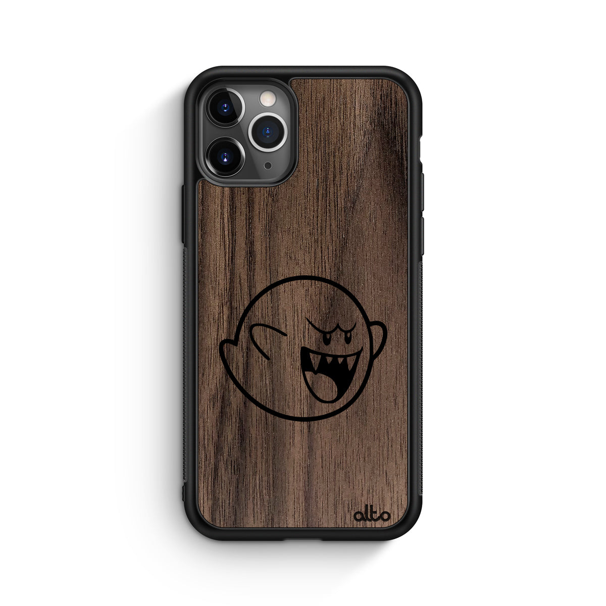 Apple iPhone 17, 16, 15 Wooden Case - Boo Design | Walnut Wood |Lightw ...